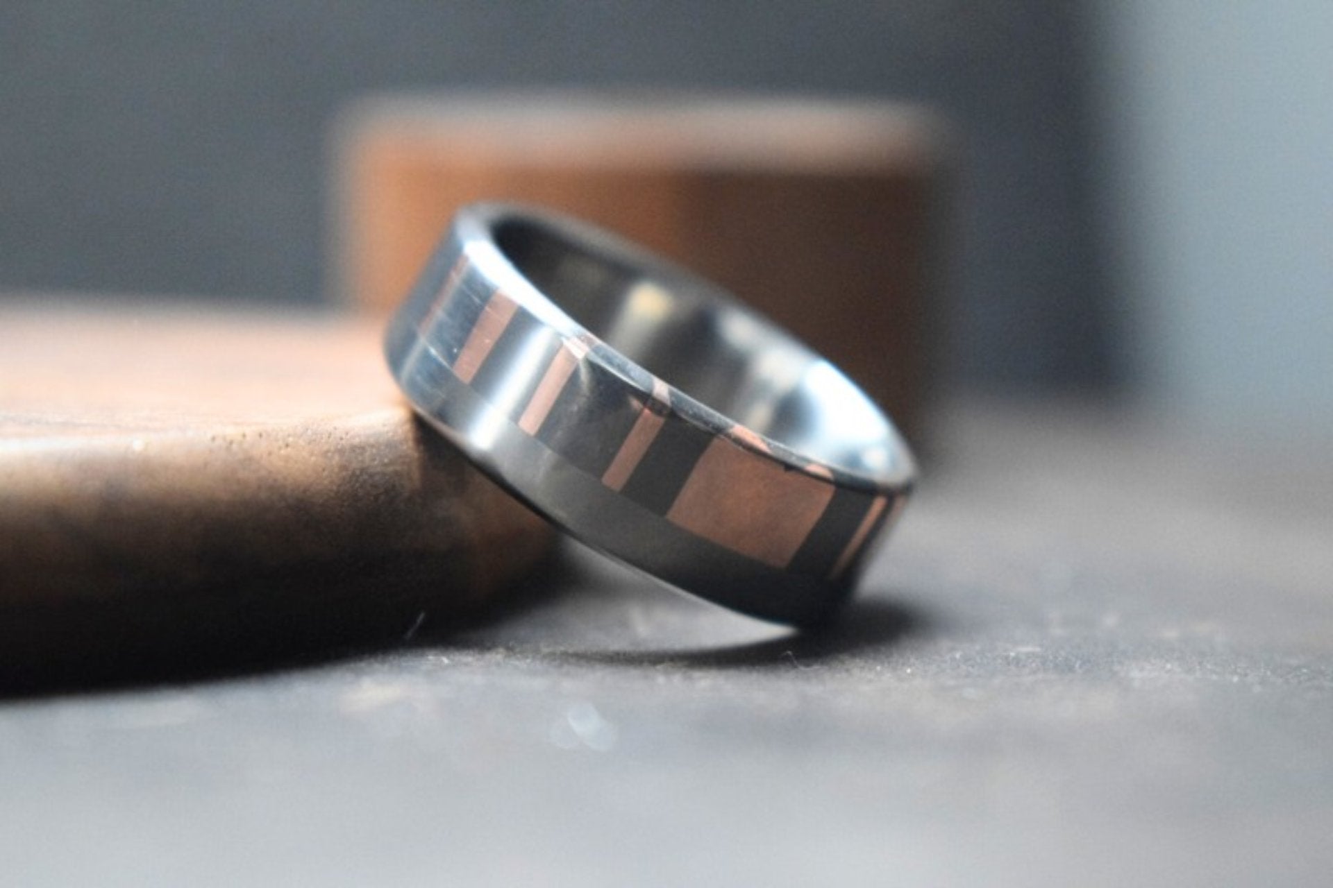 Superconductor Ring with Titanium Liner and Edge – True North Forge